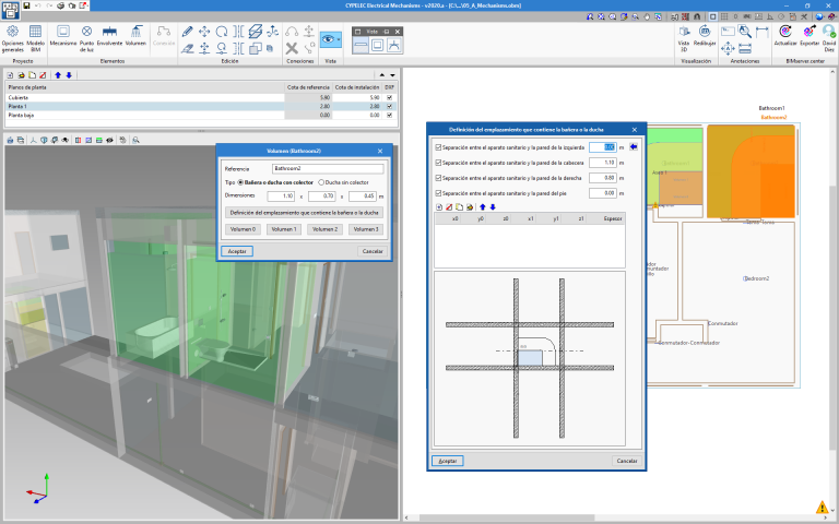 Use Case: Electrical zones in bathrooms and toilets - BIMserver.center Blog
