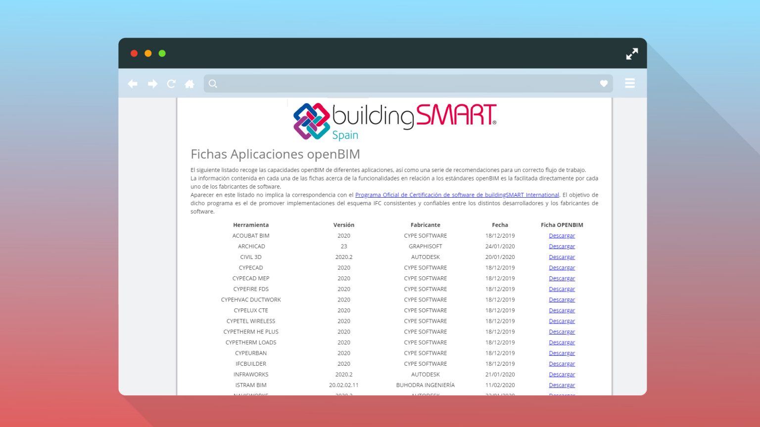 BuildingSMART Spanish Chapter lanza un listado de aplicaciones que ...